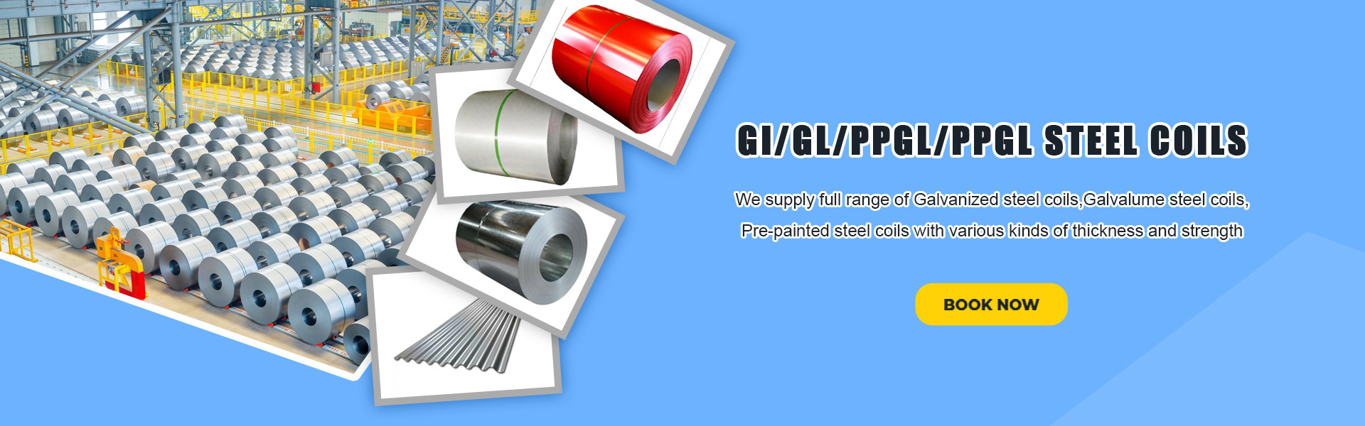 Quality GI Steel Coil & Galvalume Steel Coils factory from China