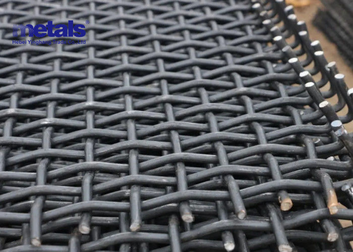 Precision Crimping Woven Wire Mesh Screens For Window Net Heavy Square Mesh