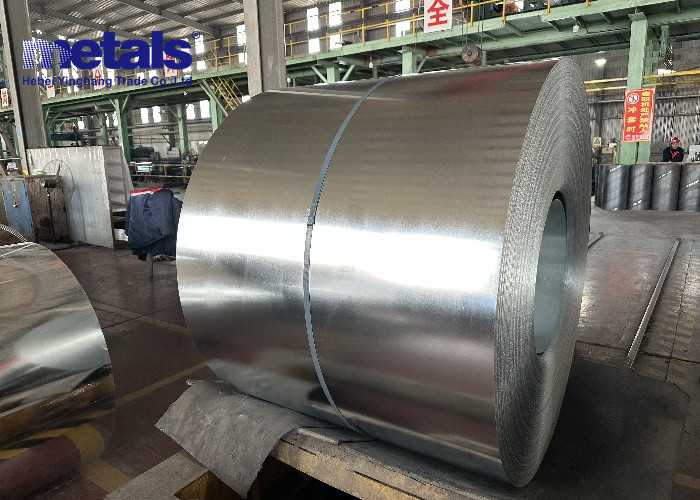 Hot Dipped Galvanizing GI Steel Coil Zinc Coating 40g-400g Regular ...